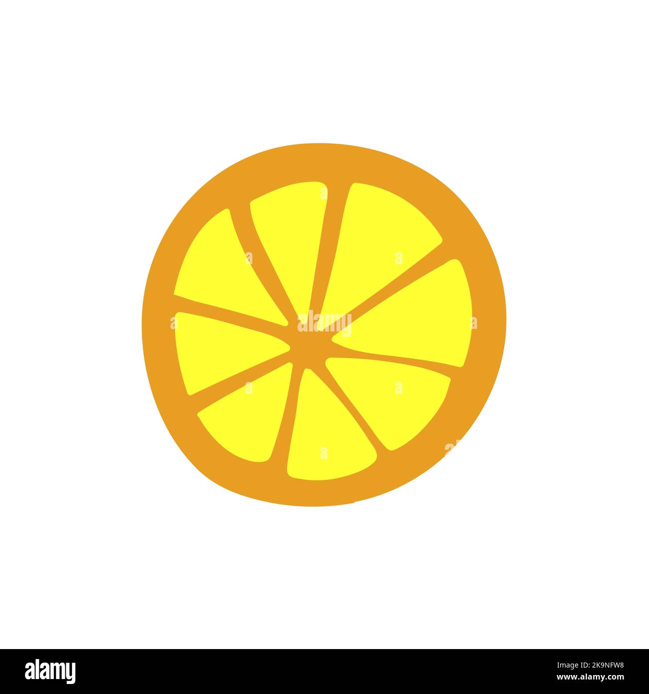 Lemon slice. Vector illustration Stock Vector Image & Art - Alamy