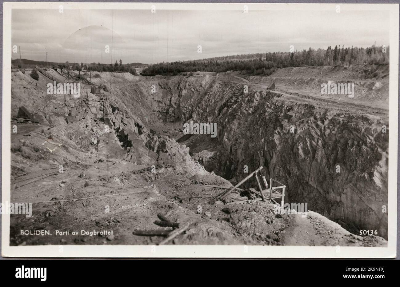 The open pit in Boliden Stock Photo - Alamy