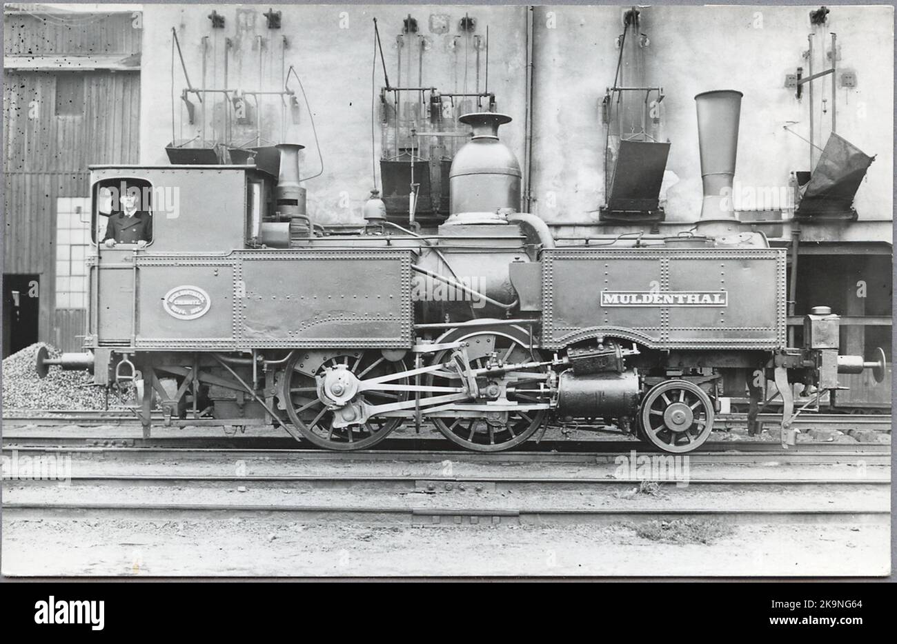 German steam locomotive "Muldenthal Stock Photo - Alamy