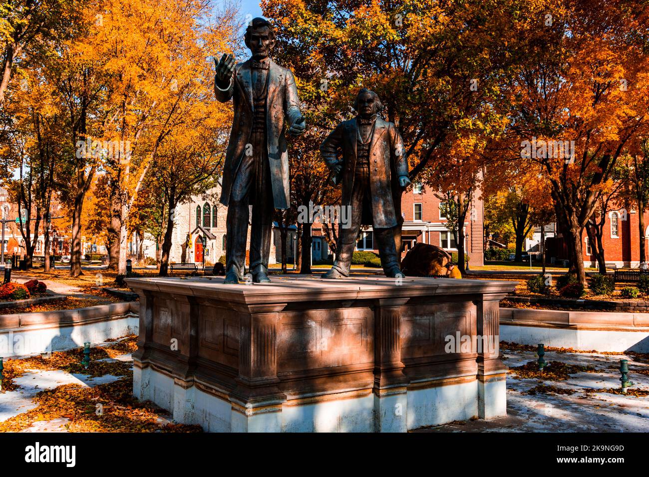 Ottawa, Illinois, United States - October 23, 2022: Lincoln - Douglas ...