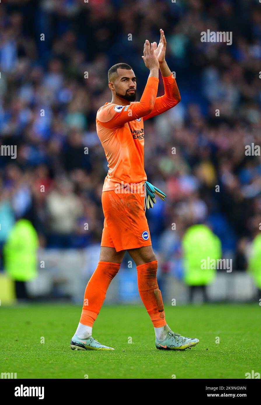 Brighton, UK. 29th Oct, 2022. Robert Sanchez Goalkeeper of Brighton and ...