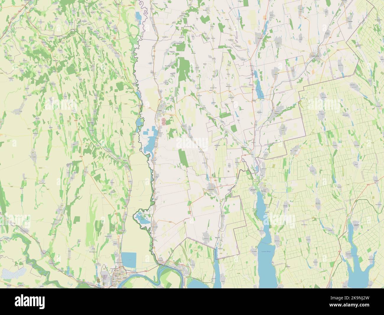 Cahul, district of Moldova. Open Street Map Stock Photo - Alamy