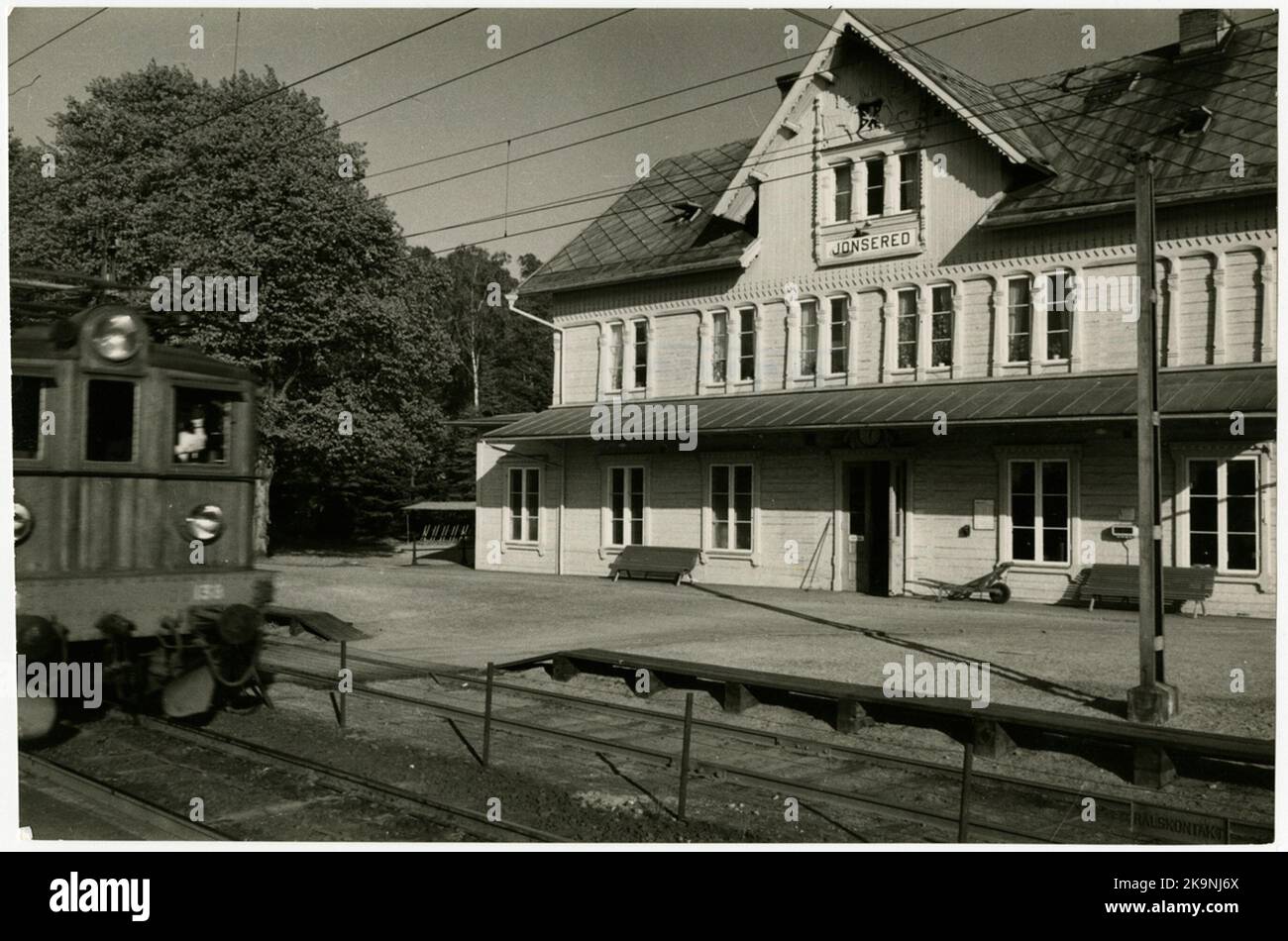 State Railways, SJ D 138. Jonsered Station Stock Photo - Alamy