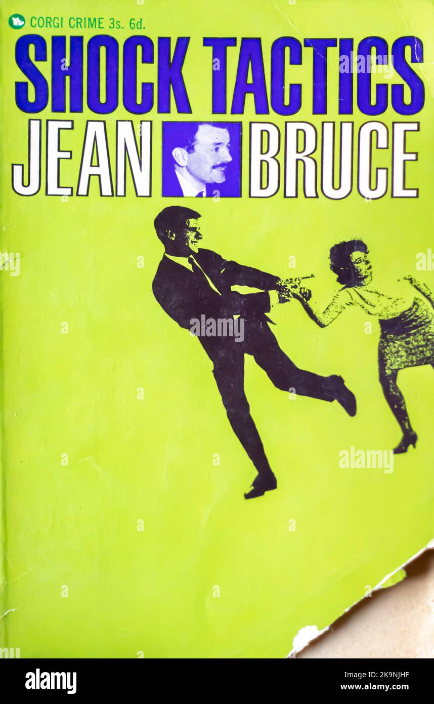 Jean Bruce; Shock Tactics - 1966. Book cover showing signs of wear ...