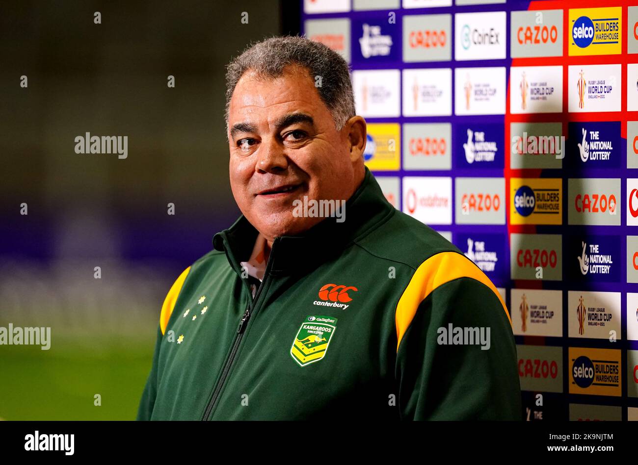 Australia head coach Mal Meninga ahead of the Rugby League World Cup ...