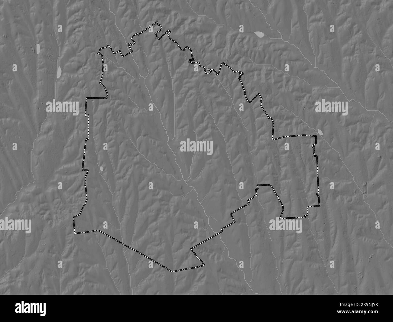 Cimislia, district of Moldova. Bilevel elevation map with lakes and ...