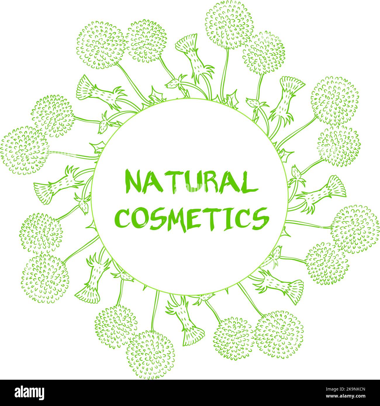 Label for natural cosmetic products. Organic product badge. Vector ...