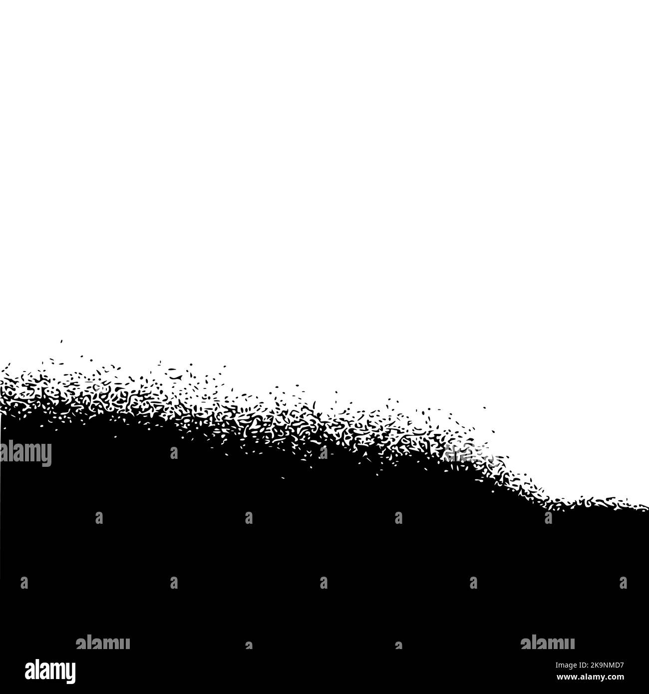 Grunge vector texture. Abstract black particles on white background. Scattered dark drops Stock ...