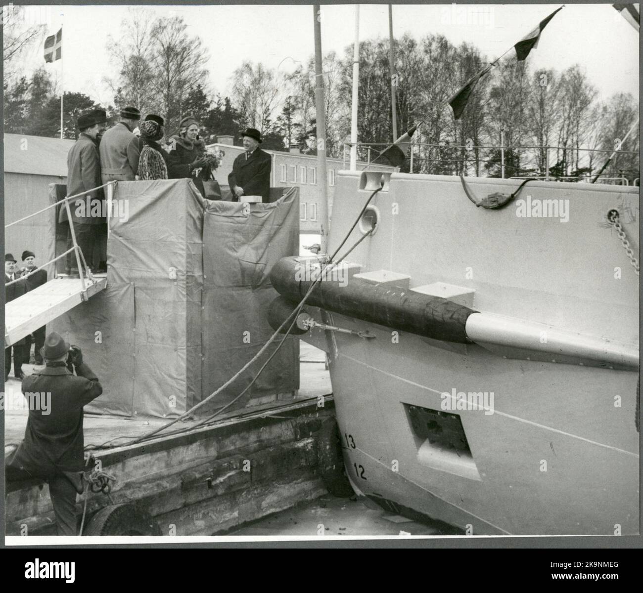 The inauguration of the tugboat "Simson Stock Photo - Alamy