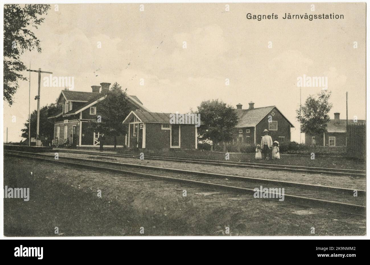 Gagnef Railway Station Stock Photo - Alamy