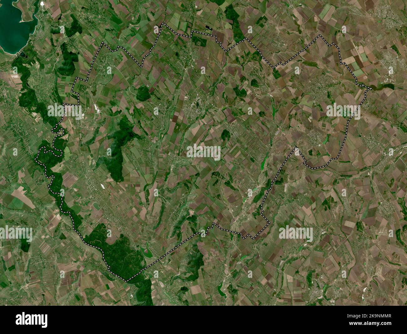 Glodeni, district of Moldova. High resolution satellite map Stock Photo ...