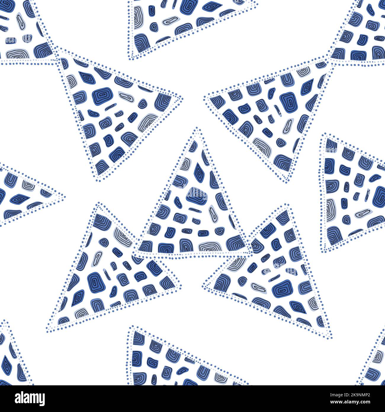 Seamless decorative background. Triangle shape pattern. Decorative ...