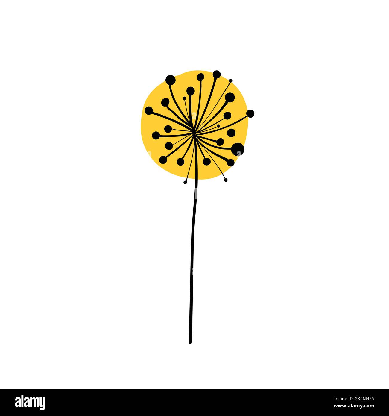 Colorful simple flower. Vector illustration Stock Vector Image & Art ...