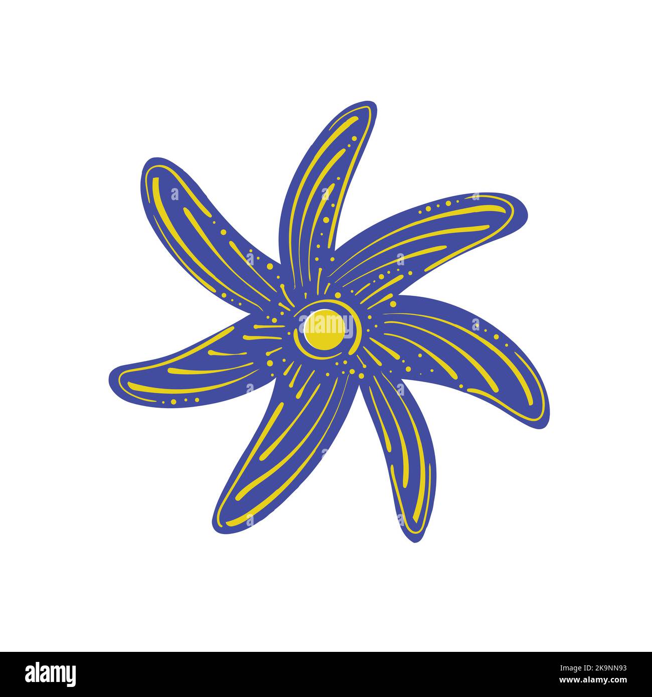 Simple vector art of flower icons collection hi-res stock photography ...