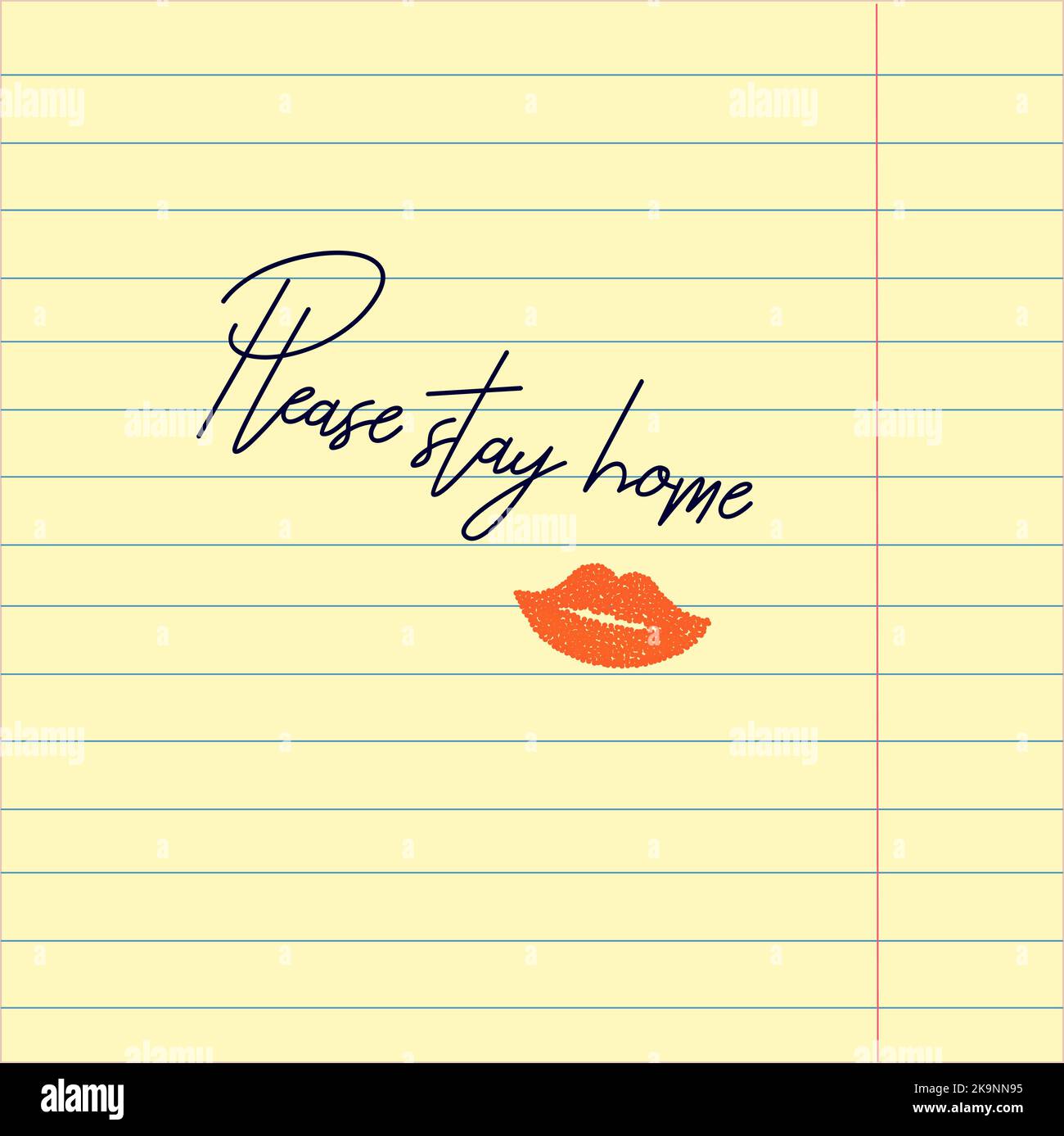 Kiss please sign Stock Vector Images - Alamy
