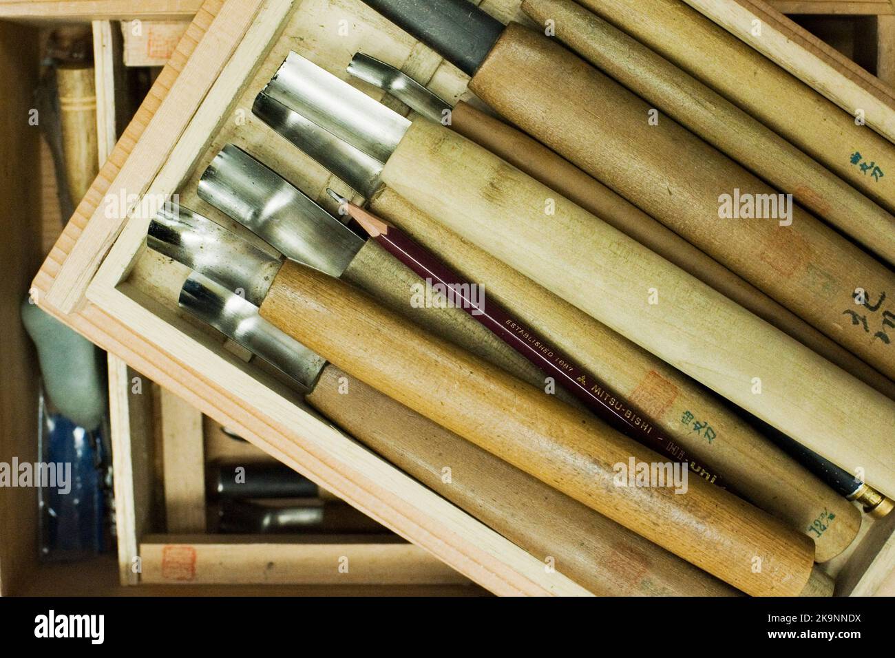 The carving tools favored by Oun and his students are forged by a ...