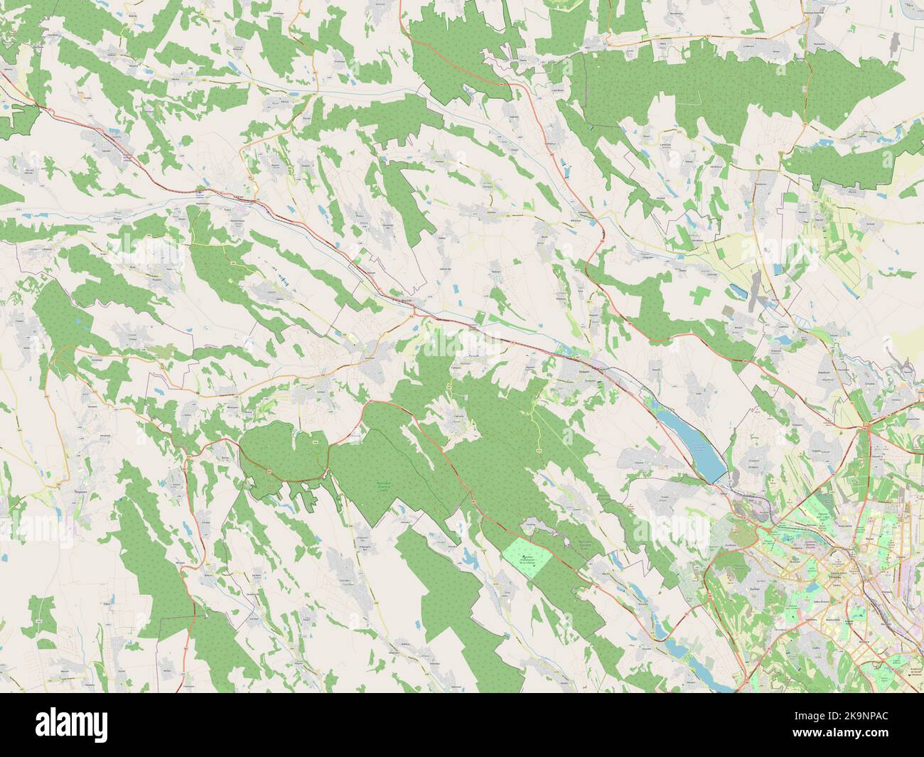 Straseni, district of Moldova. Open Street Map Stock Photo - Alamy