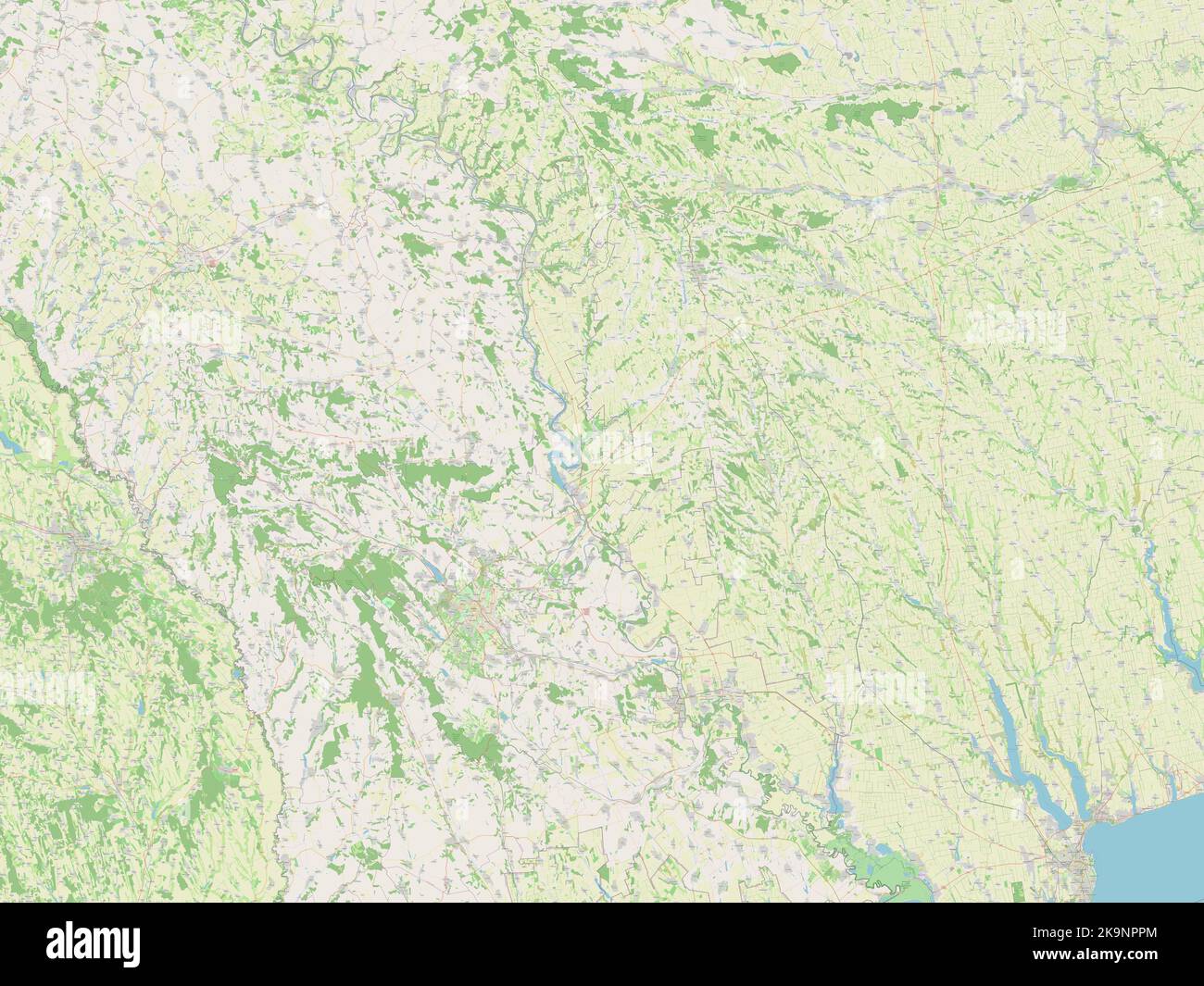 Transnistria, territorial unit of Moldova. Open Street Map Stock Photo ...