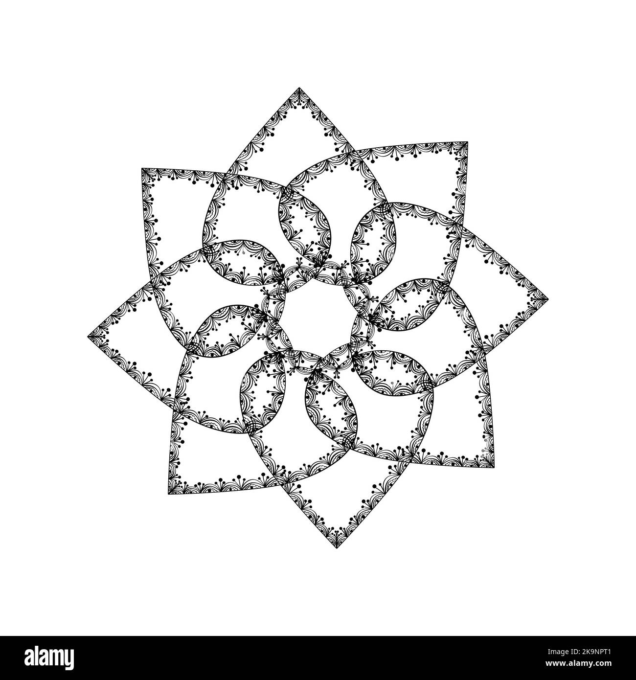 Psychedelic Ornamental Stock Vector Images Alamy 