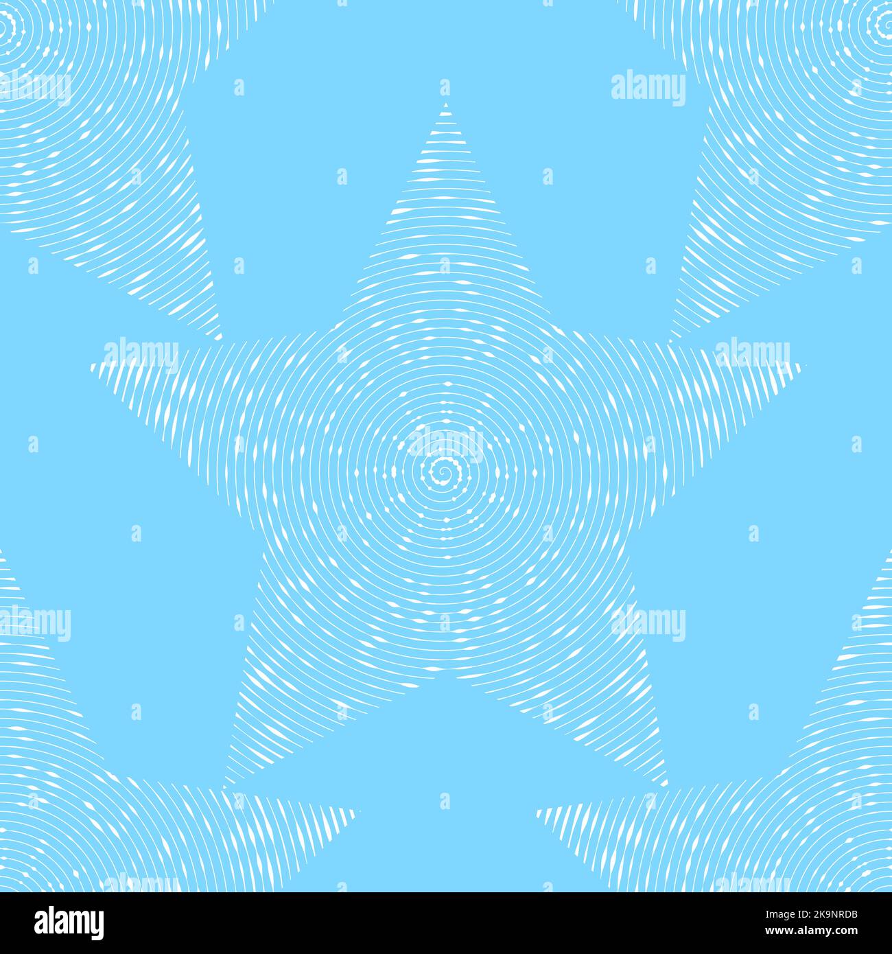Seamless decorative background with stylized star shapes on blue ...