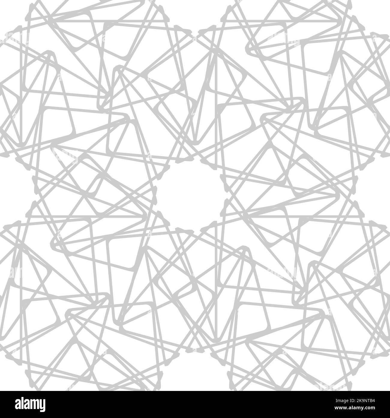 Seamless pattern with herbal hand drawn elements. Geometry style ...
