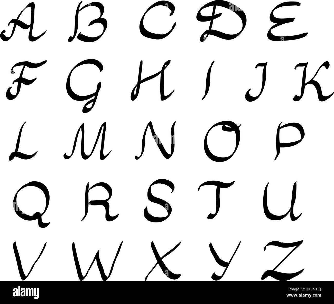 Alphabet letters vector hi-res stock photography and images - Alamy