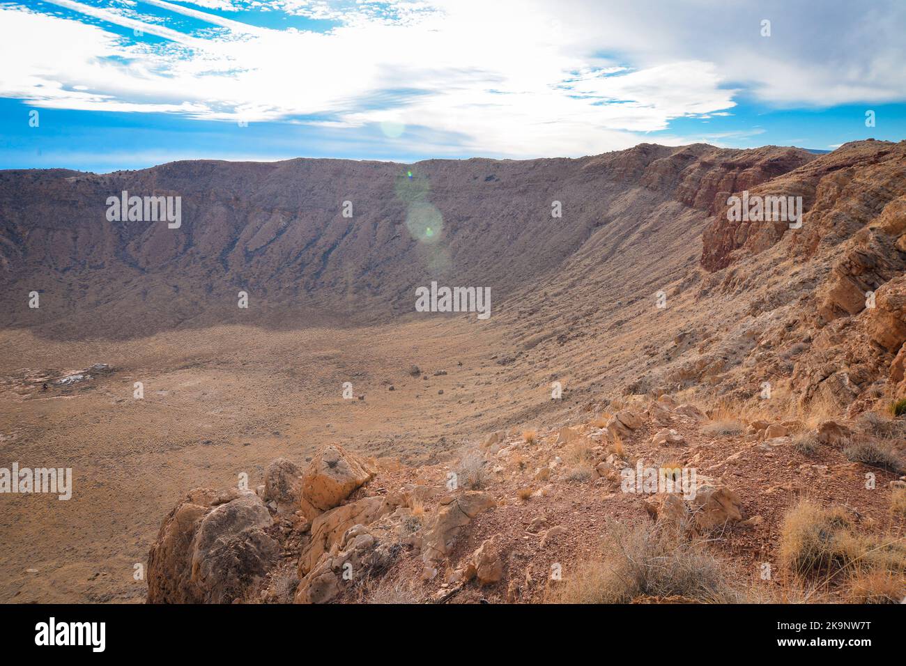 Meteor Crater (Barringer Crater) is a Meteorite Impact Site in Winslow ...