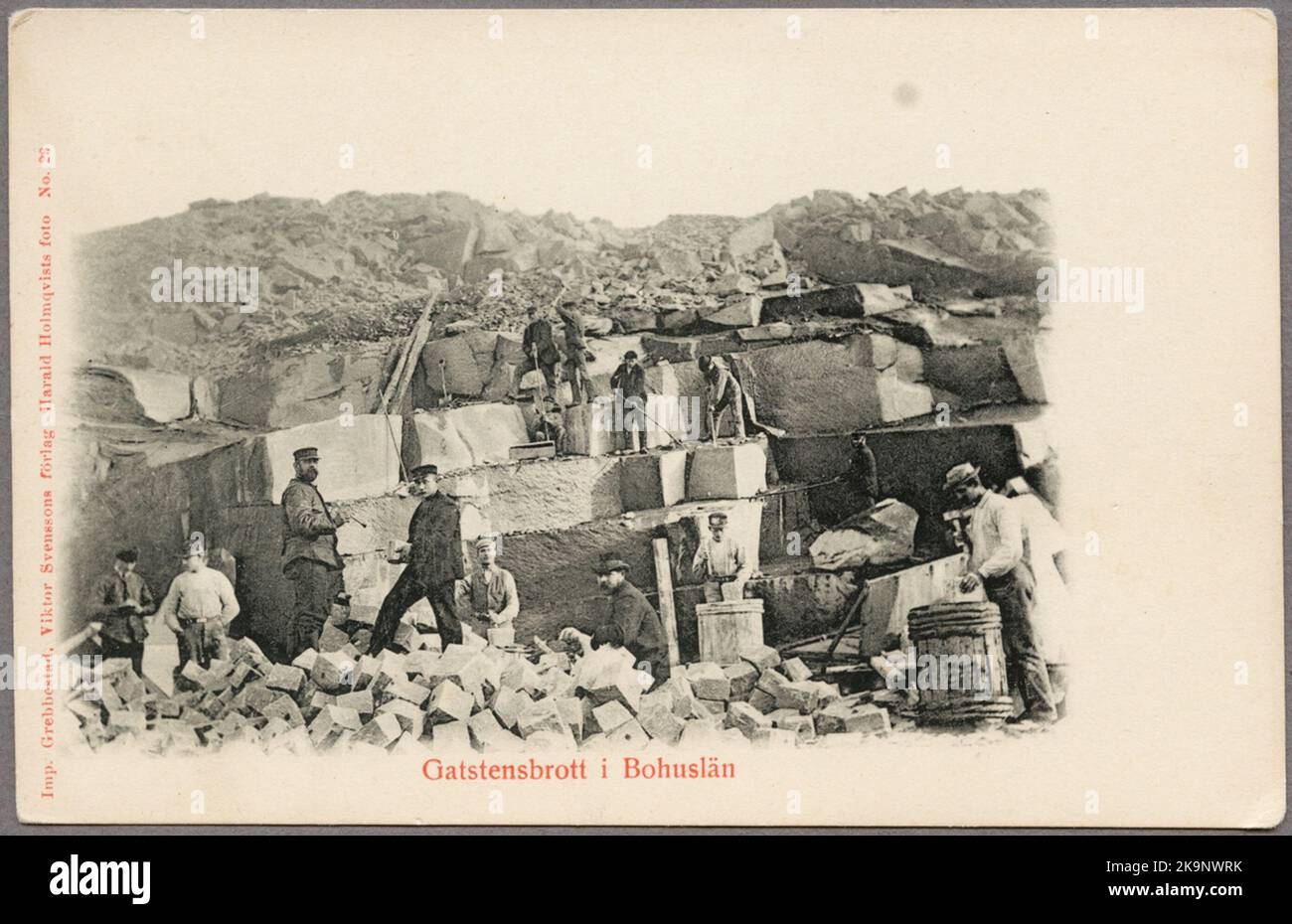 Street break in Bohuslän around the turn of the century Stock Photo - Alamy