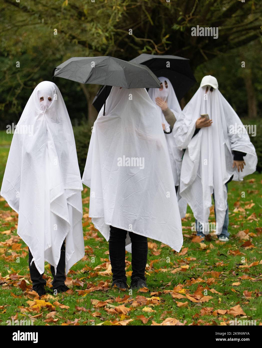 Ghosts under umbrellas hi-res stock photography and images - Alamy