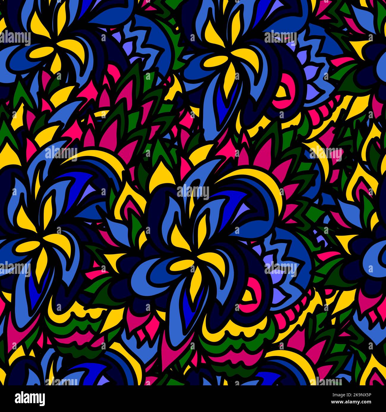 Seamless background in abstract style. Vector design element Stock ...