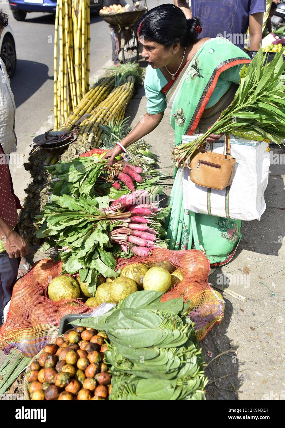 Eve of chhath puja hi-res stock photography and images - Alamy