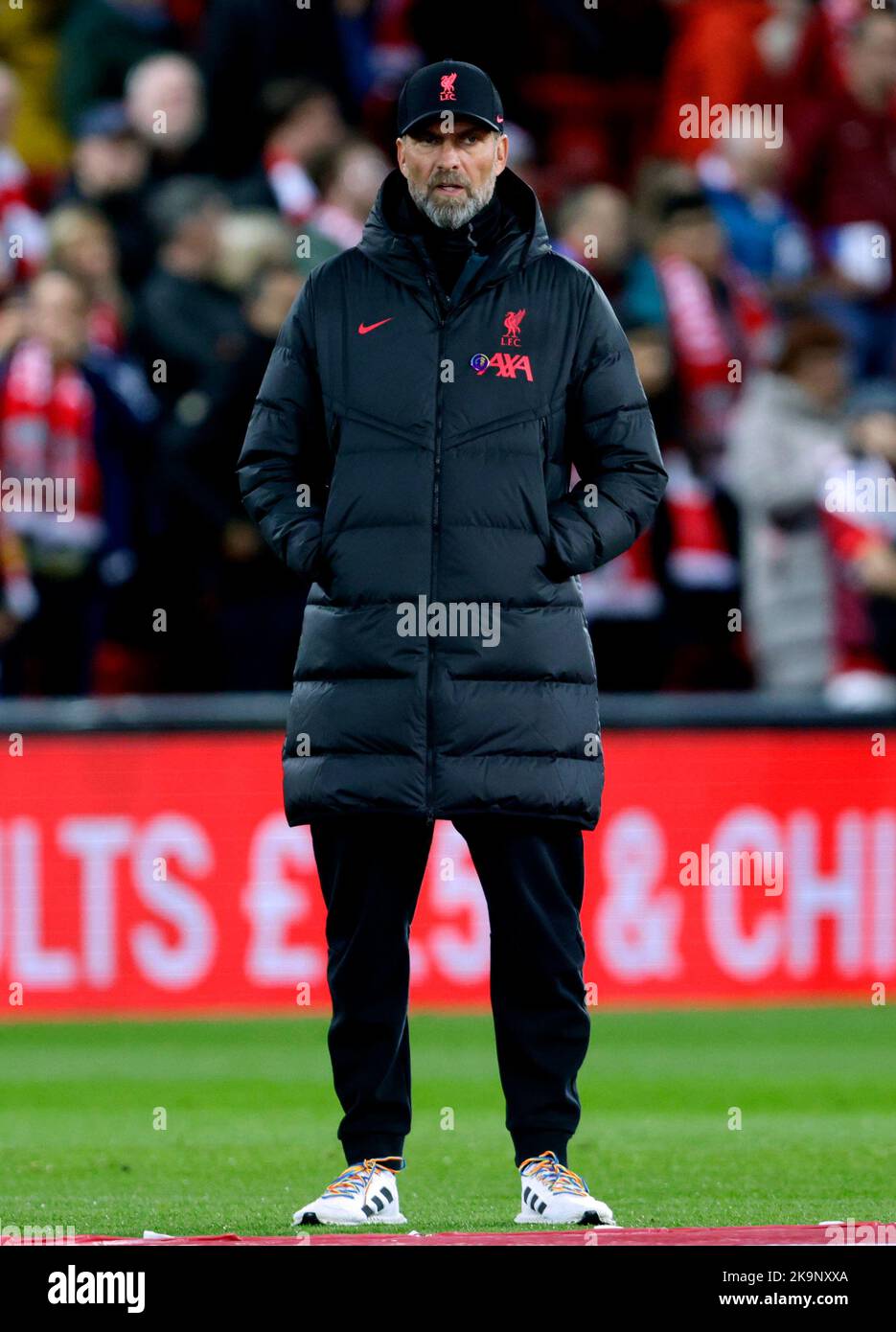 Liverpool manager jurgen klopp ahead premier league match anfield hi ...