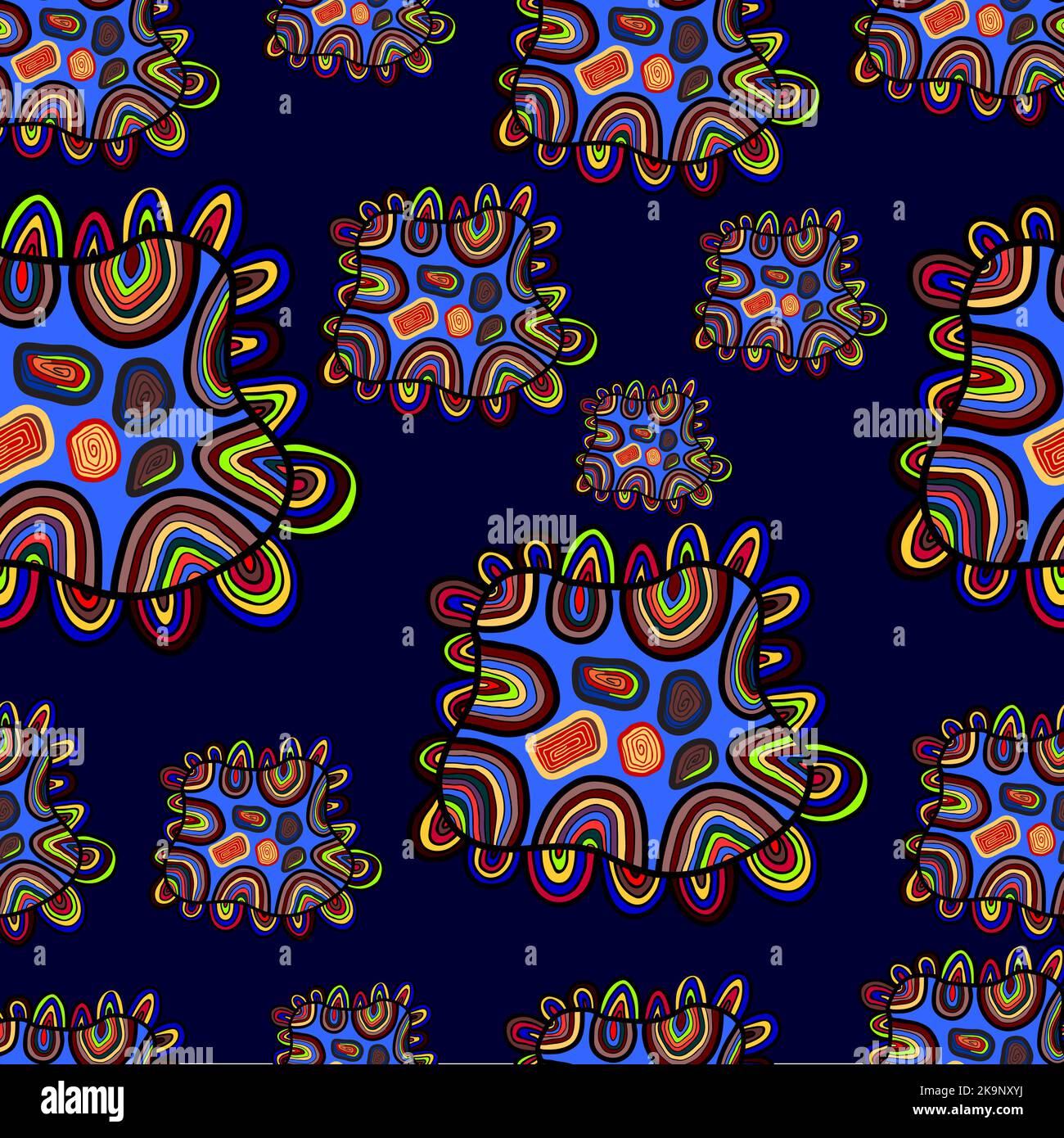 Seamless background in abstract style. Vector design element Stock ...