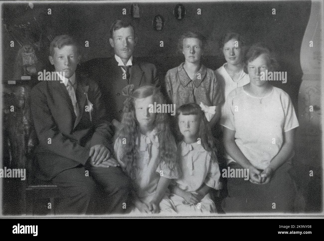 Group photo by the Andersson family. Possibly taken in conjunction with ...