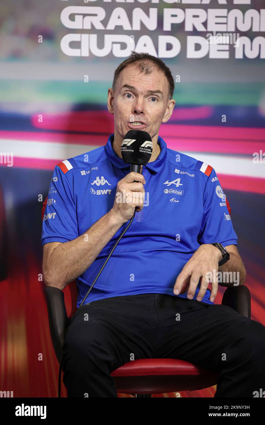 Mexico City, Mexico. 29th Oct, 2022. Alan Permane (GBR, Alpine F1 Team ...