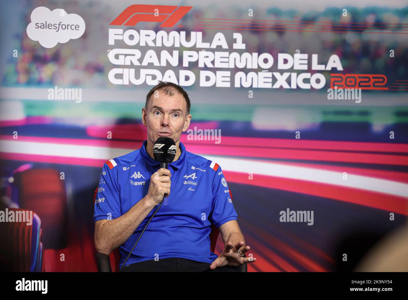Mexico City, Mexico. 29th Oct, 2022. Alan Permane (GBR, Alpine F1 Team ...
