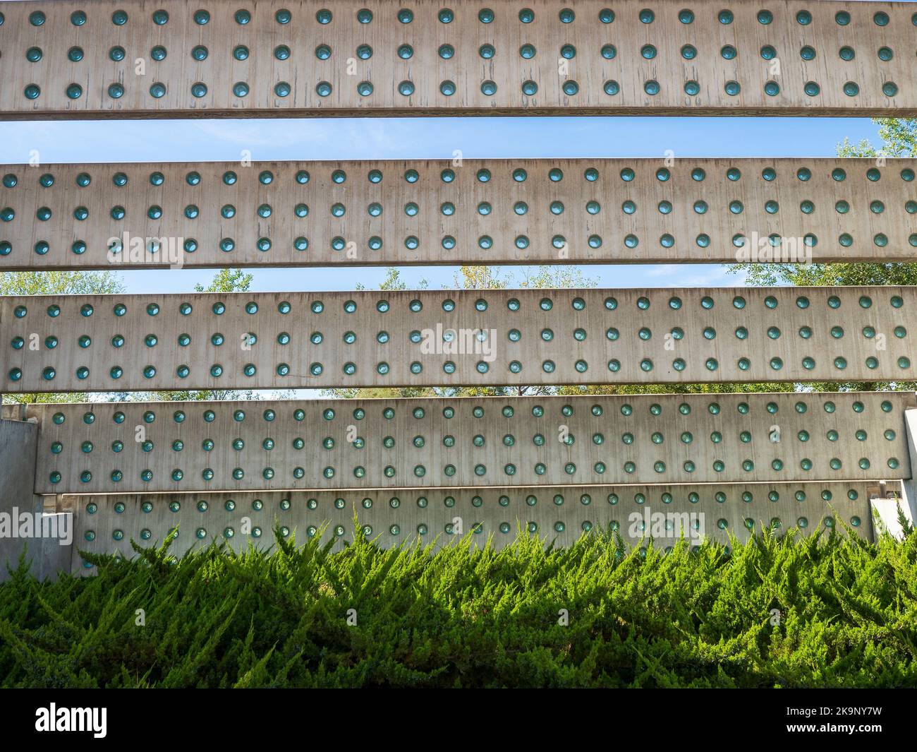 Facade of steel panels Stock Photo - Alamy