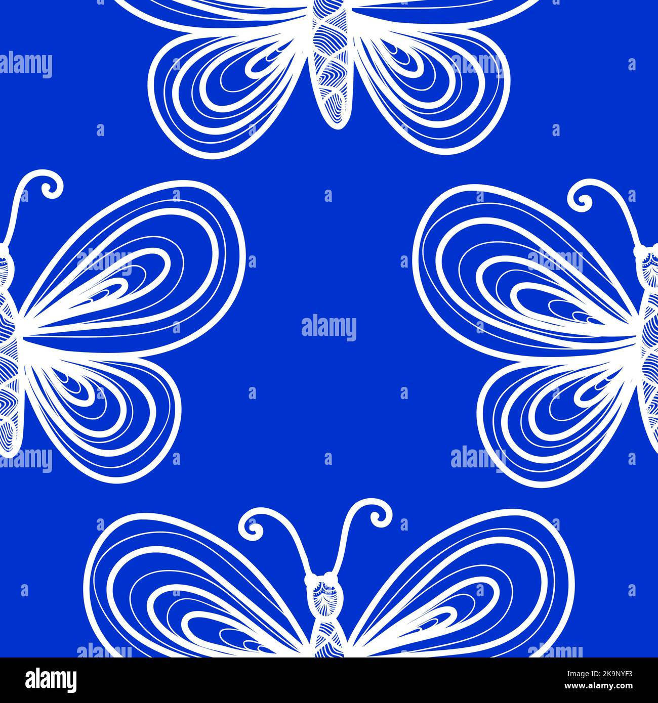 Hand drawn butterflies Stock Vector Images - Alamy