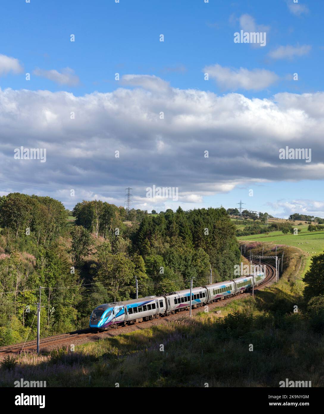 First Transpennine Express CAF class 397 Nova 2 electric train on the ...