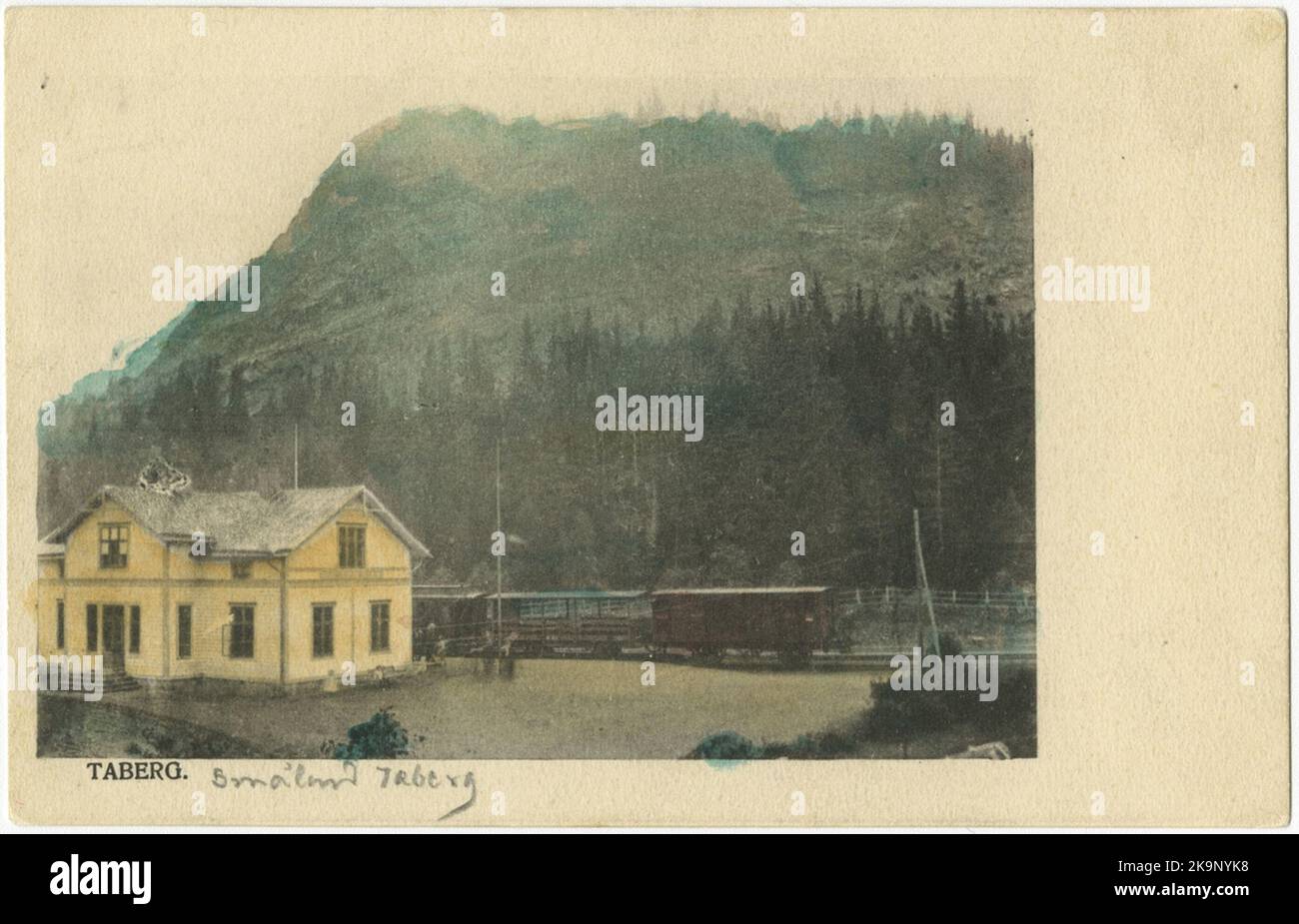 Smålands Taberg station Stock Photo - Alamy