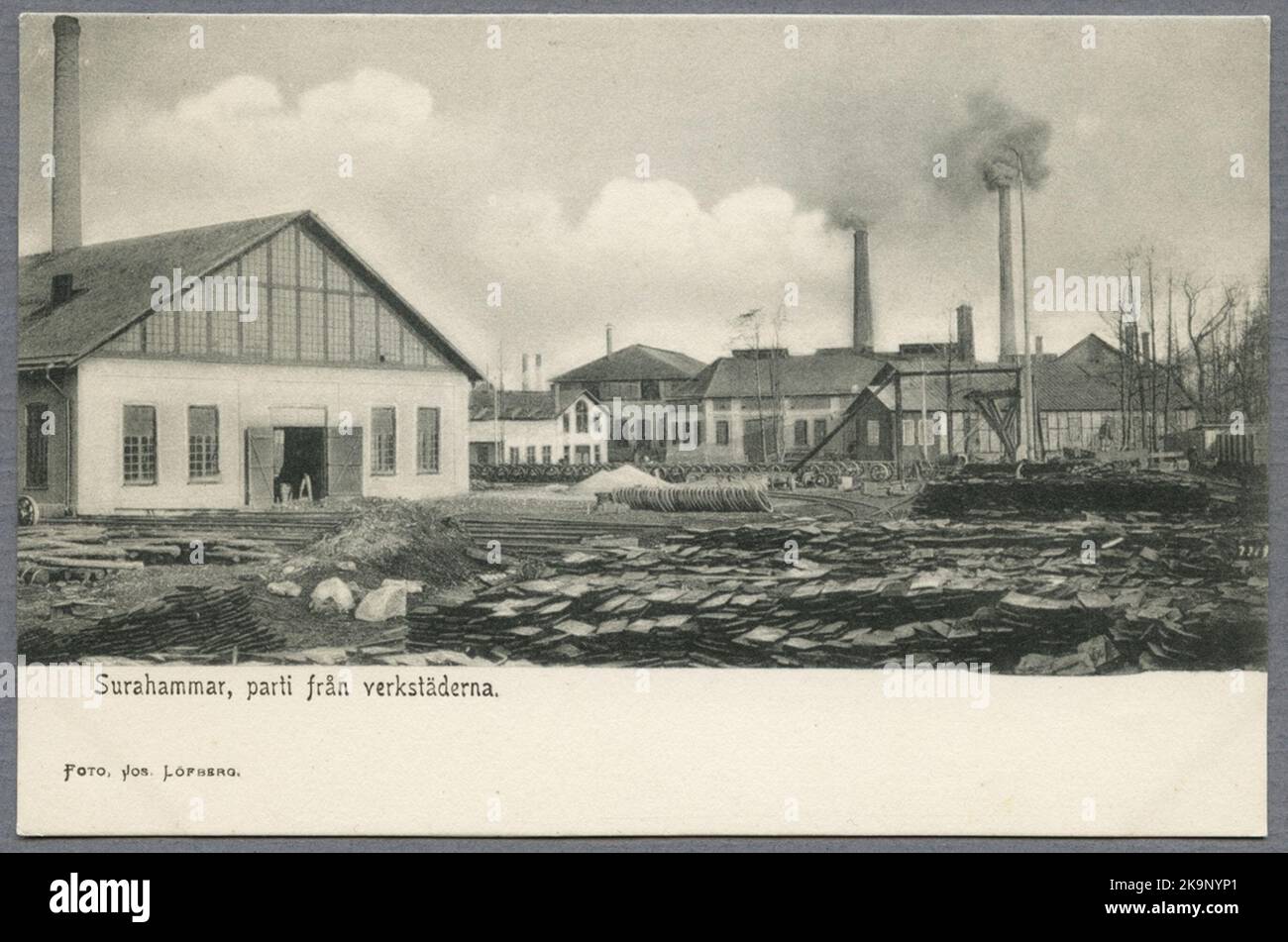 The workshops in Surahammar Stock Photo - Alamy