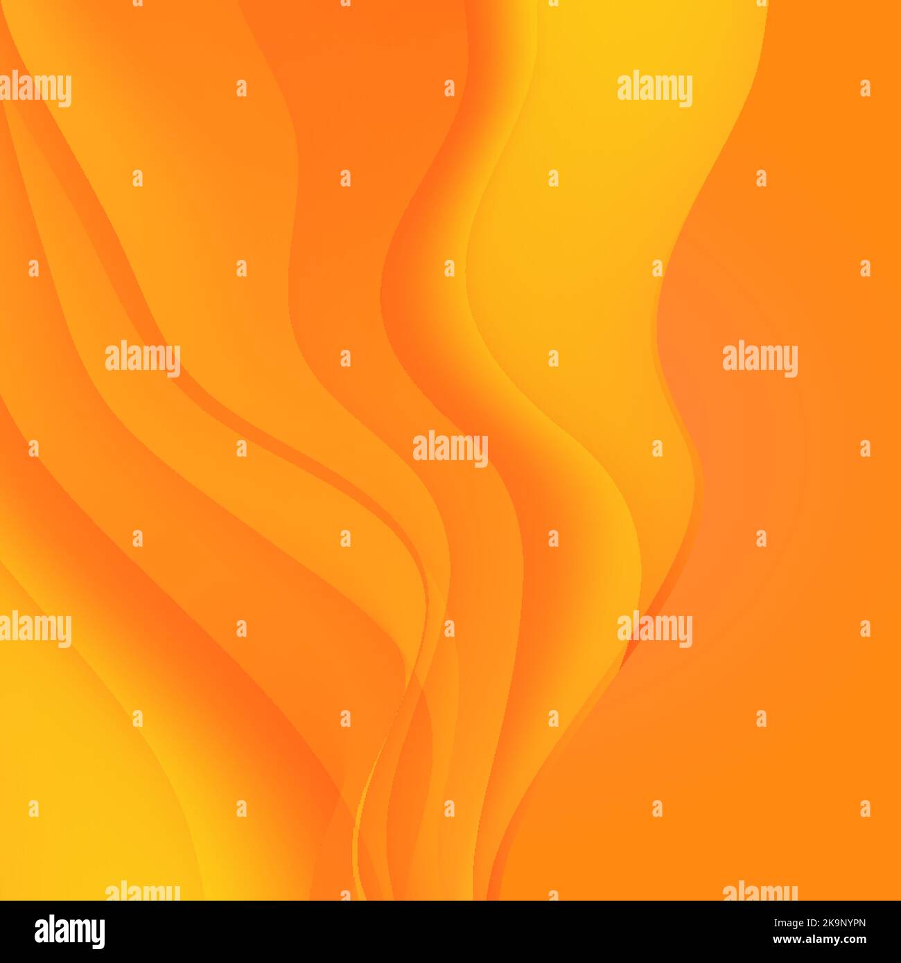 Abstract wavy golden background. Colorful glow gradient surface for ...