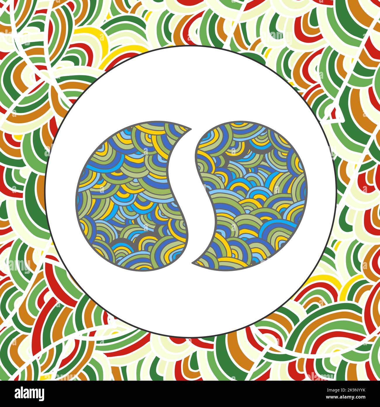 Seamless background in abstract style. Vector design element Stock ...