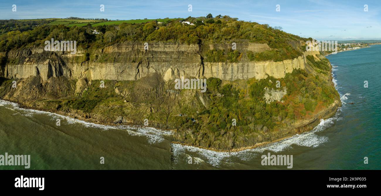 land erosion near Bonchurch Landslips between Bonchurch and Luccombe ...
