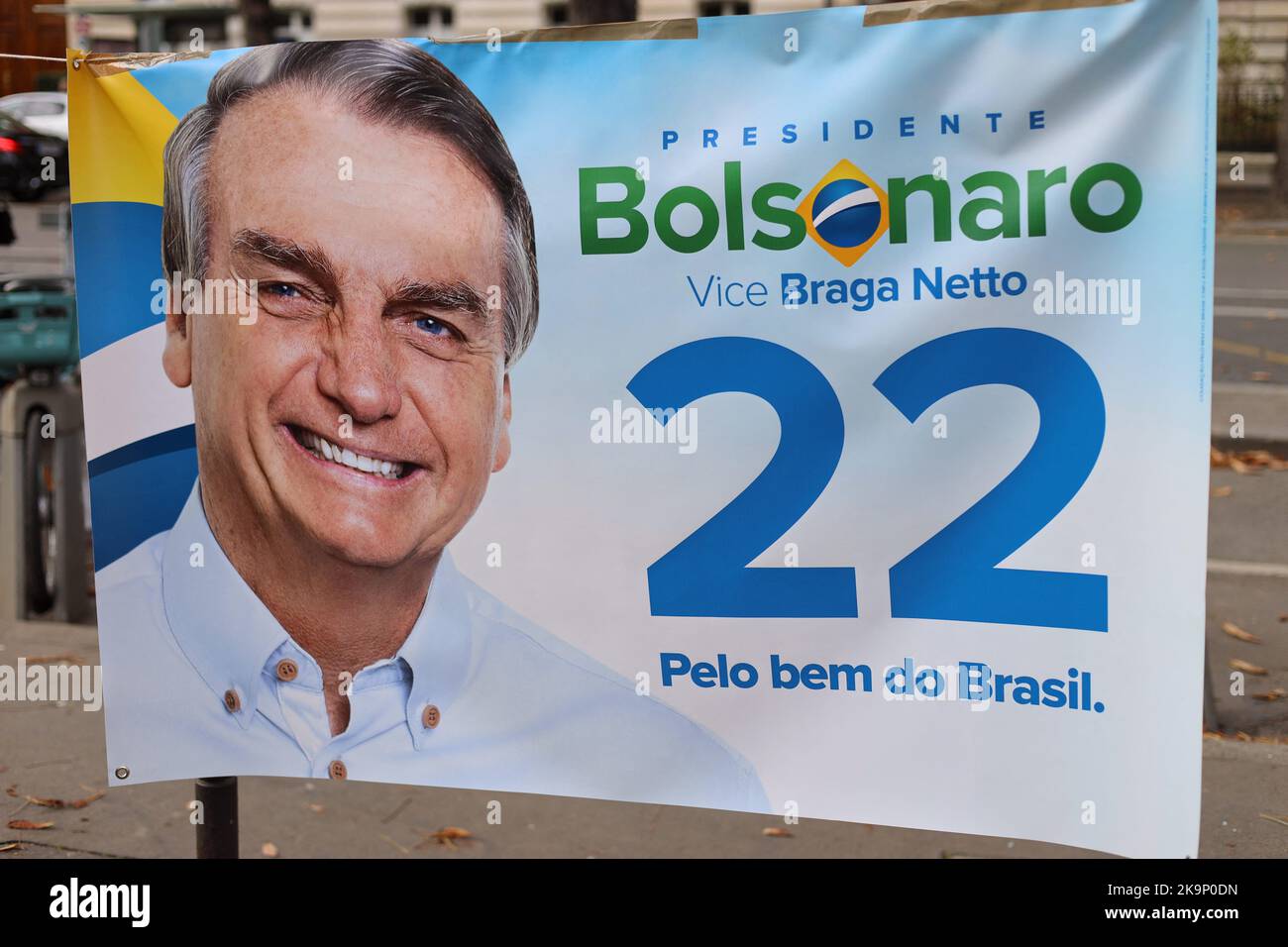 Rally in support of Brazilian President Jair Bolsonaro, candidate for ...
