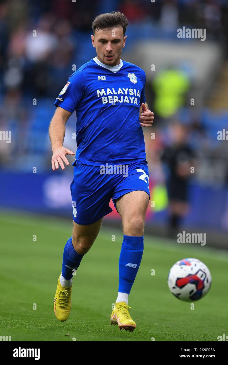Mark Harris #29 of Cardiff City during the Sky Bet Championship match ...