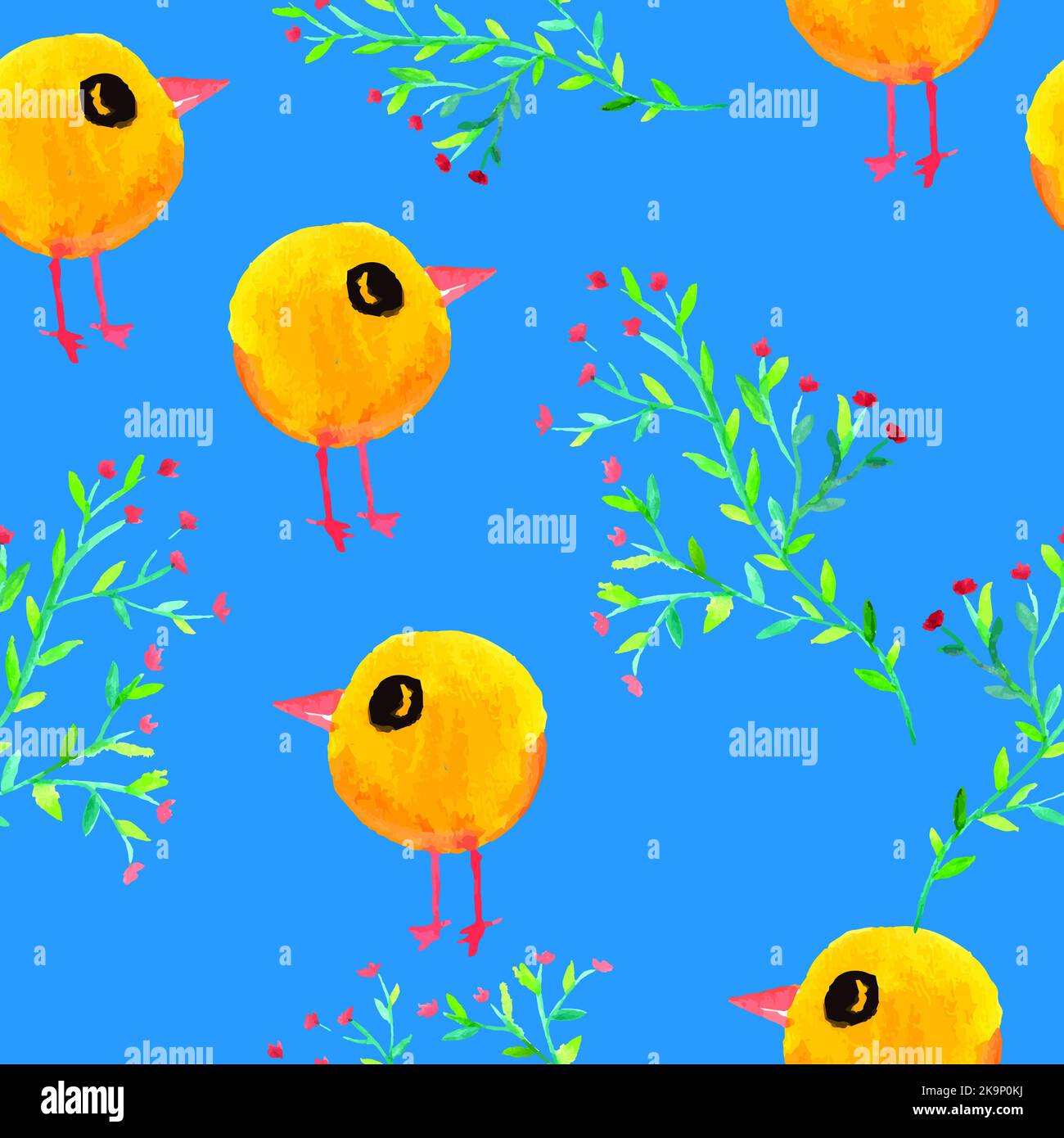 Vector abstract seamless pattern with hand drawn animals Stock Vector ...