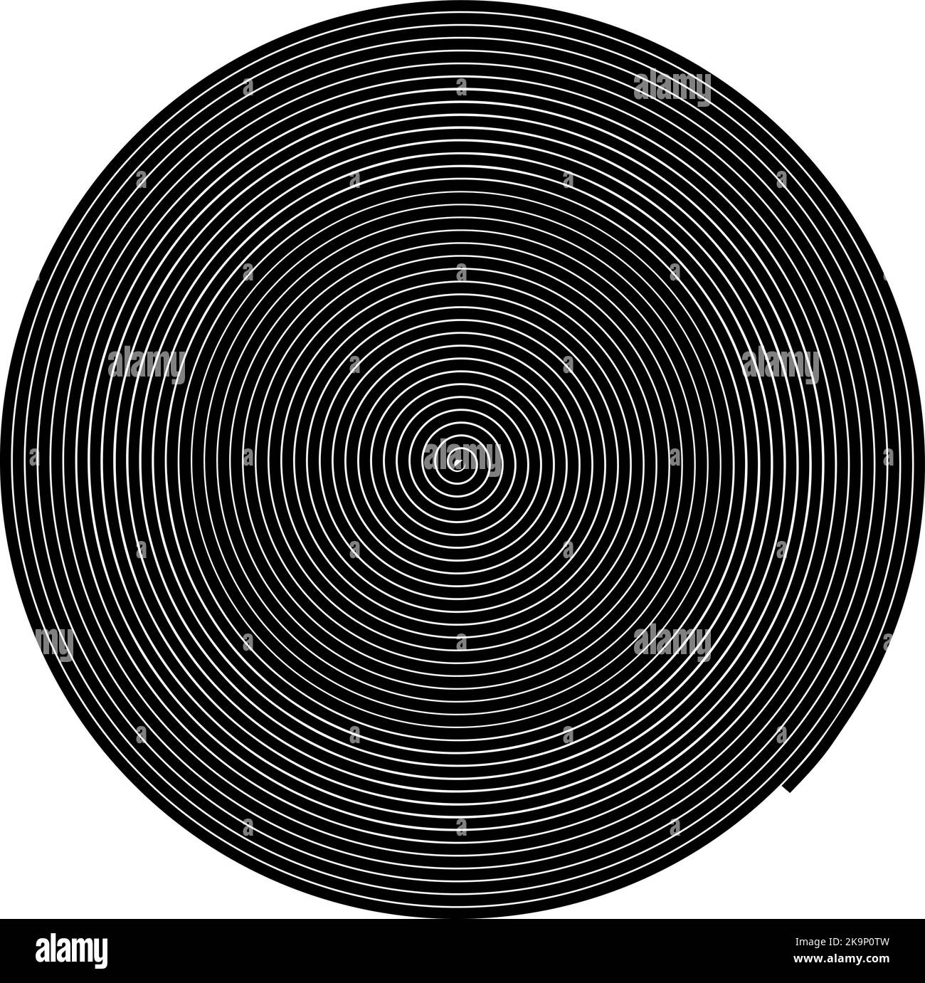 Abstract black spiral design element Stock Vector Image & Art - Alamy