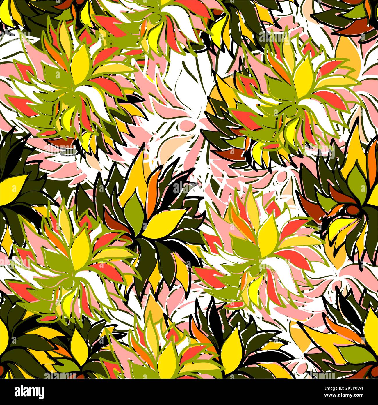 Seamless background in abstract style. Vector design element Stock ...