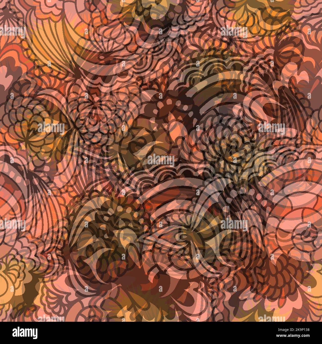 Seamless background in abstract style. Vector design element Stock ...